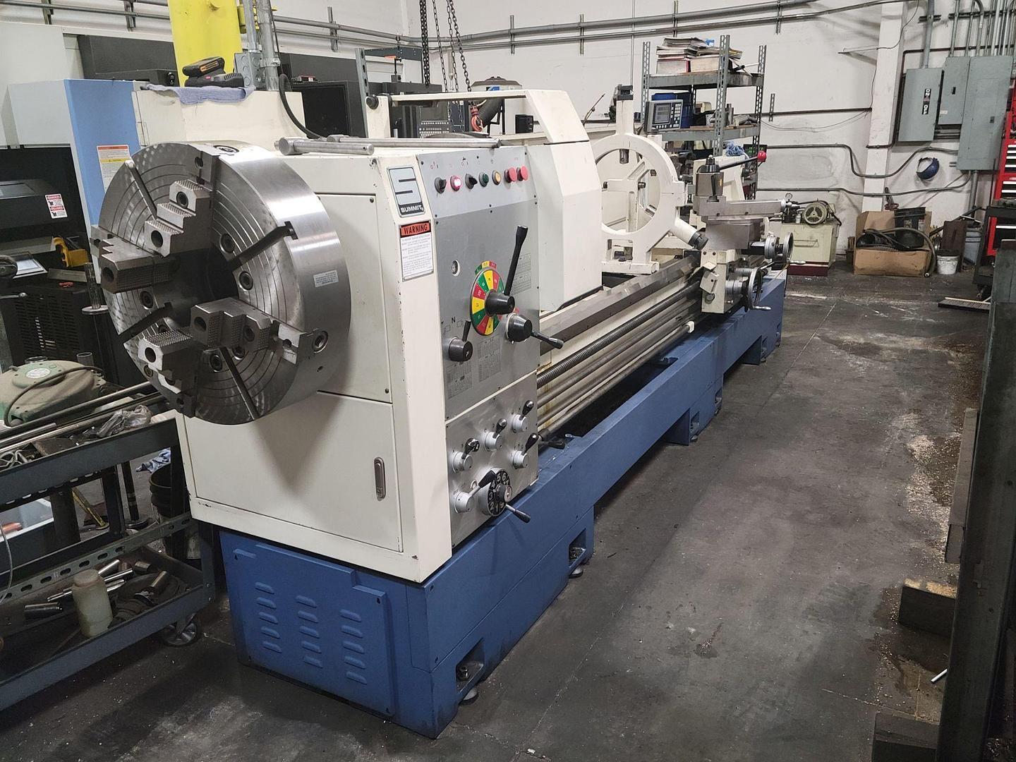 SUMMIT 30-9 X 120 Big Hole Double Chuck Engine Lathe – Cncbul.co.uk