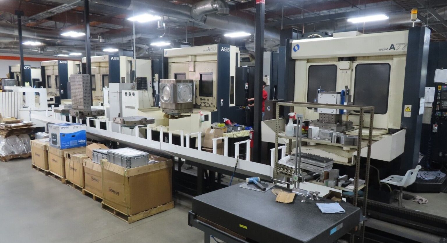 MAKINO A88 Cell System 18 Pallet FMS 4 Makino Machines – Cncbul.co.uk