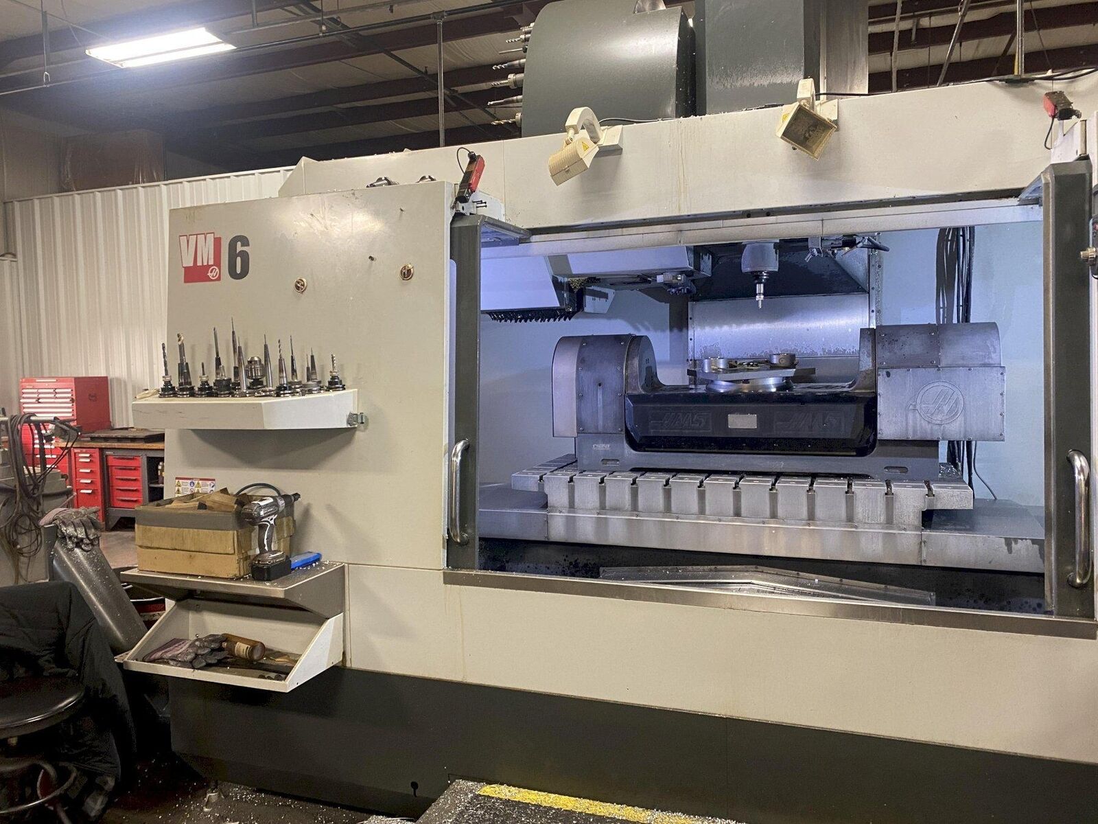 Haas VM-6 + TR 310 5-Axis Trunion Table – Cncbul.co.uk