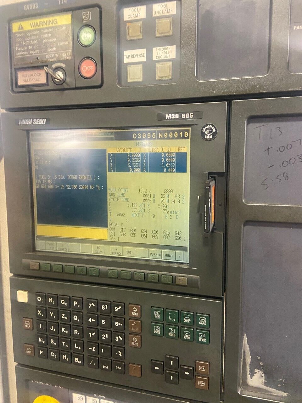 Mori Seiki GV-503 – Year 2000 – Cncbul.com