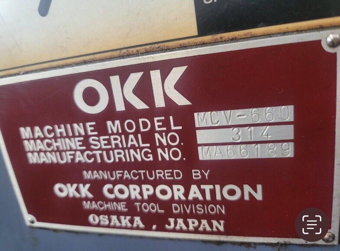 OKK MCV-660 CNC VMC – Cncbul.co.uk