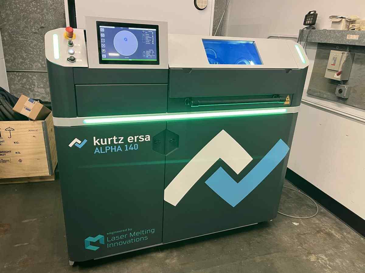 Kurtz Ersa Alpha 140 Metallic 3D Printing – Year 2022 – Cncbul.co.uk