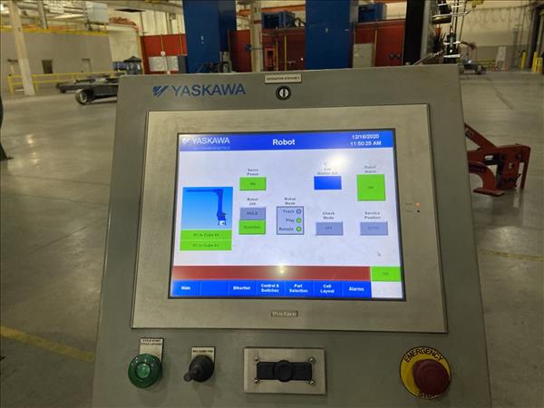 YASKAWA DX100 Motoman MH50-20 Long Reach Robots-Year 2012 – Cncbul.co.uk
