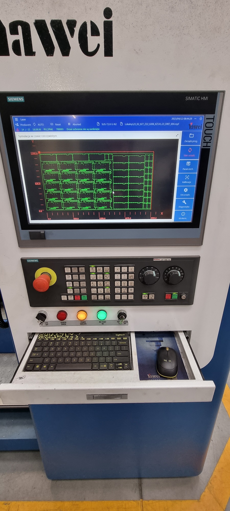 YAWEI HLF-1530 Fiber Laser – Year 2017 – Cncbul.co.uk