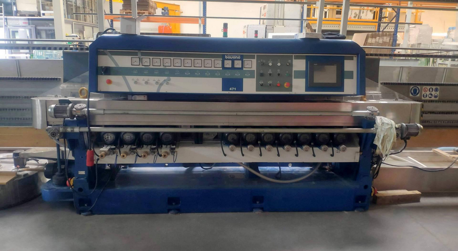 Bovone Bisellatrice 471 Glass Bevelling Machine – Year 2012 – Cncbul.co.uk