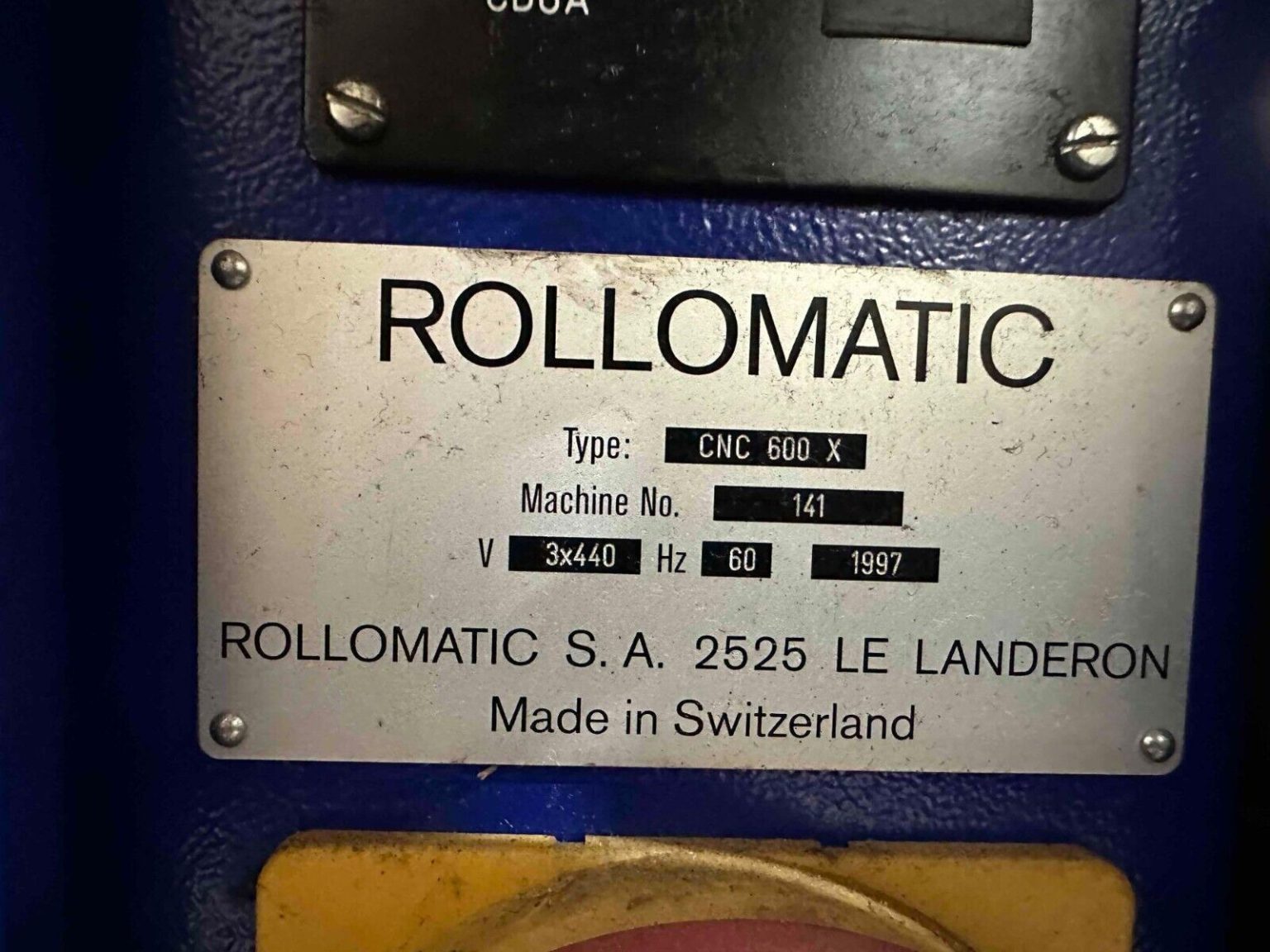 Rollomatic CNC 600 X CNC 5-Axis Tool Grinding Machine – Year 1997 ...