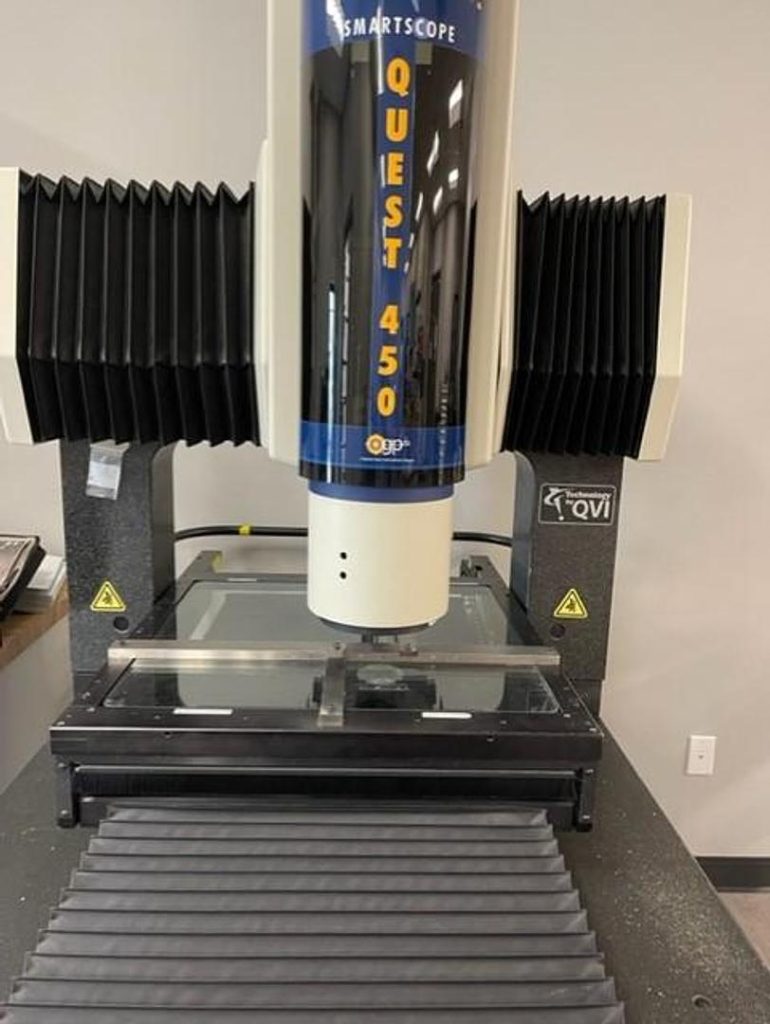 OGP Smart Scope Quest 450 CMM Optical Laser Gauging Measuring Machine ...