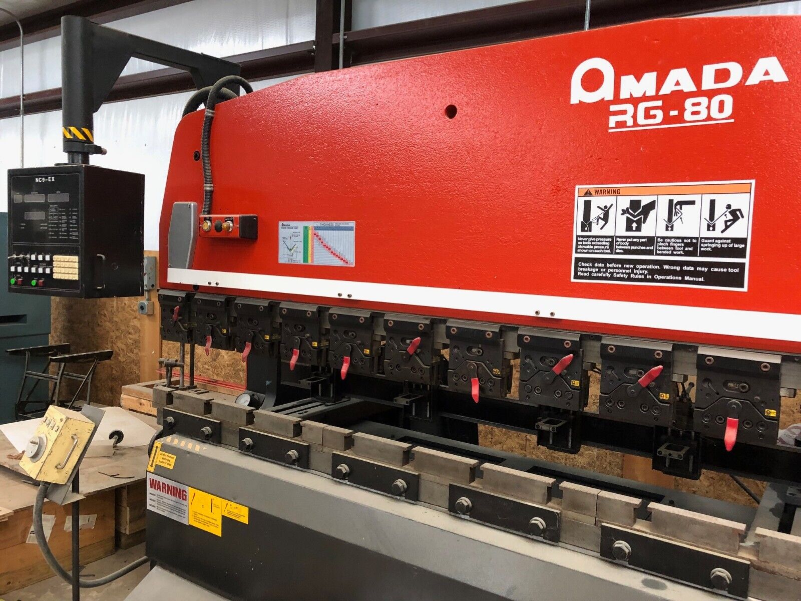Amada RG-80 CNC Press Brake -1984 – Cncbul.co.uk