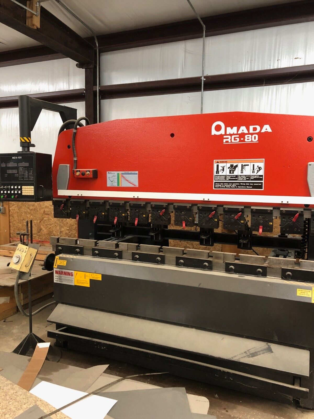 Amada RG-80 CNC Press Brake -1984 – Cncbul.co.uk