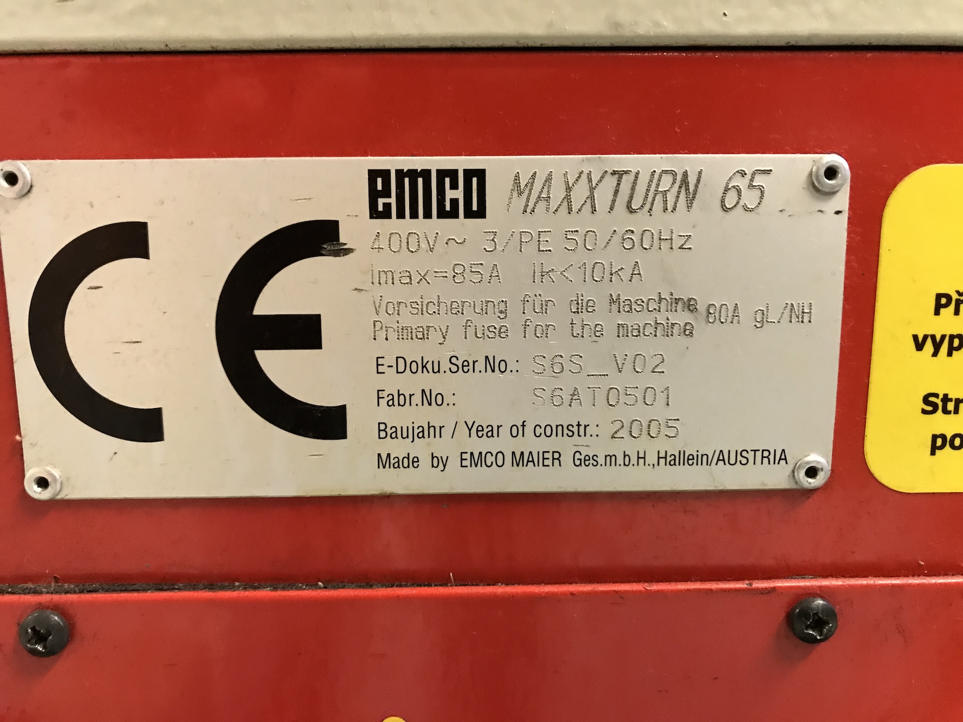 Emco Maxxturn 65 – Year 2005 – Cncbul.co.uk