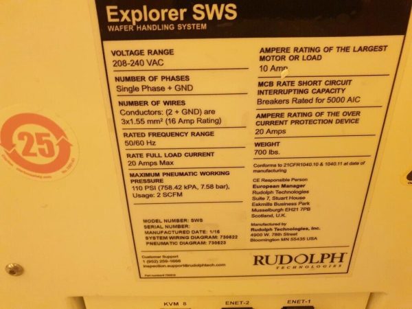 Onto Innovation Rudolph Technologies F30™ System Defect Inspection ...