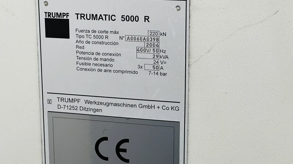 TRUMPF TRUMATIC 5000R – Year 2004 – Cncbul.co.uk