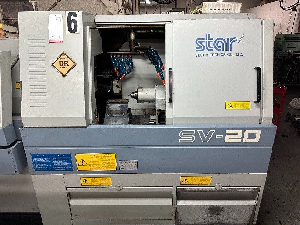 STAR SV-20 CNC Swiss Automatic Lathe Screw Machine – Cncbul.co.uk