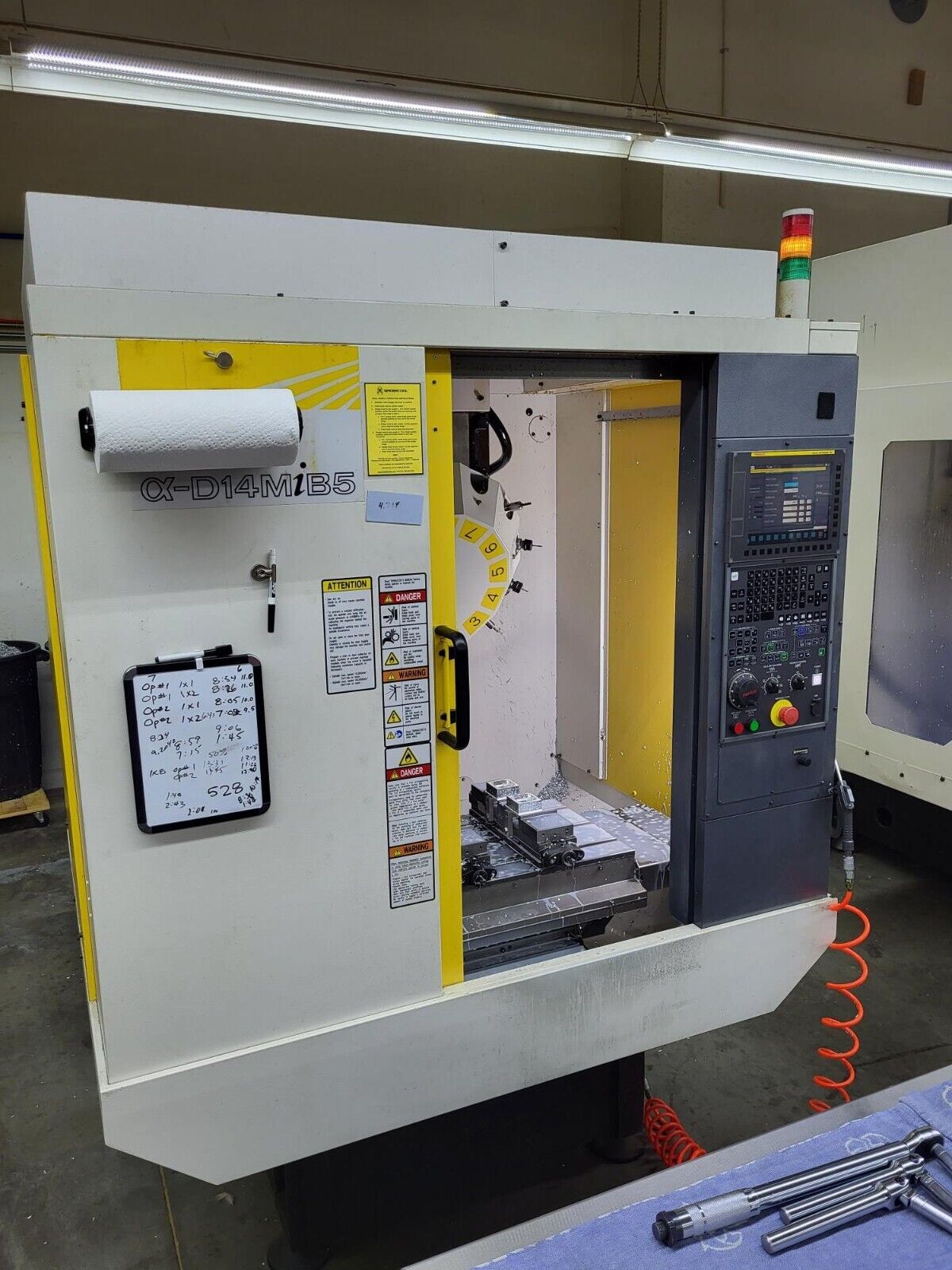 Fanuc Robodrill D14MiB5 CNC Drilling & Tapping Center – Year 2017 ...