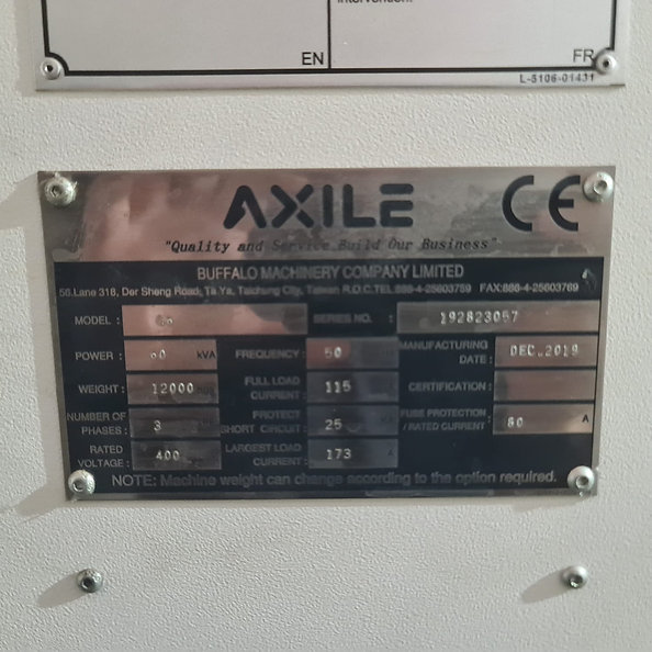 Axile G6 CNC 5-Axis Machining Center – Year 2019 – Cncbul.co.uk