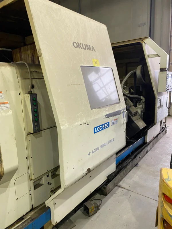 OKUMA LOC650 CNC Heavy-Duty Lathe – Year 2003 – Cncbul.co.uk