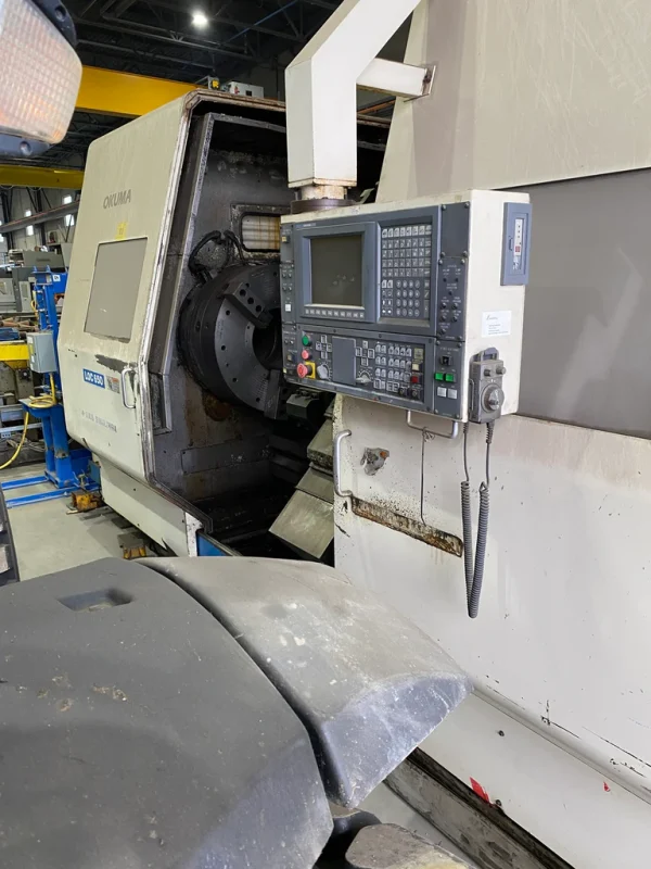 OKUMA LOC650 CNC Heavy-Duty Lathe – Year 2003 – Cncbul.co.uk