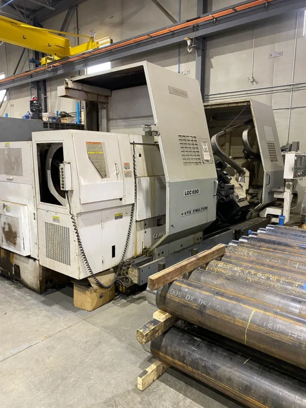 OKUMA LOC650 CNC Heavy-Duty Lathe – Year 2003 – Cncbul.co.uk