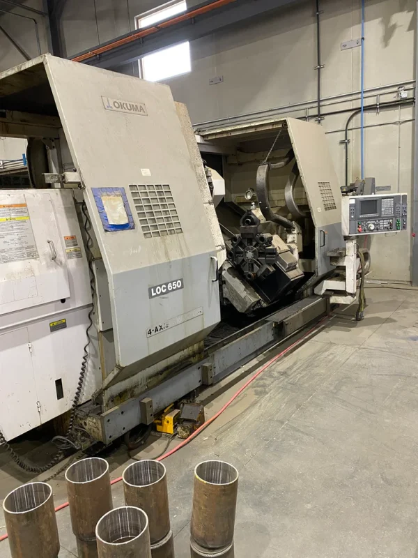 OKUMA LOC650 CNC Heavy-Duty Lathe – Year 2003 – Cncbul.co.uk