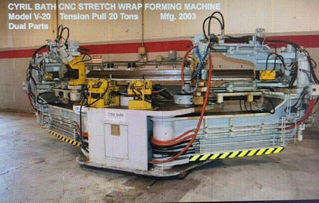 Cyril Bath CNC Dual Parts Extrusion Sheet Stretch Wrap Forming Machine ...