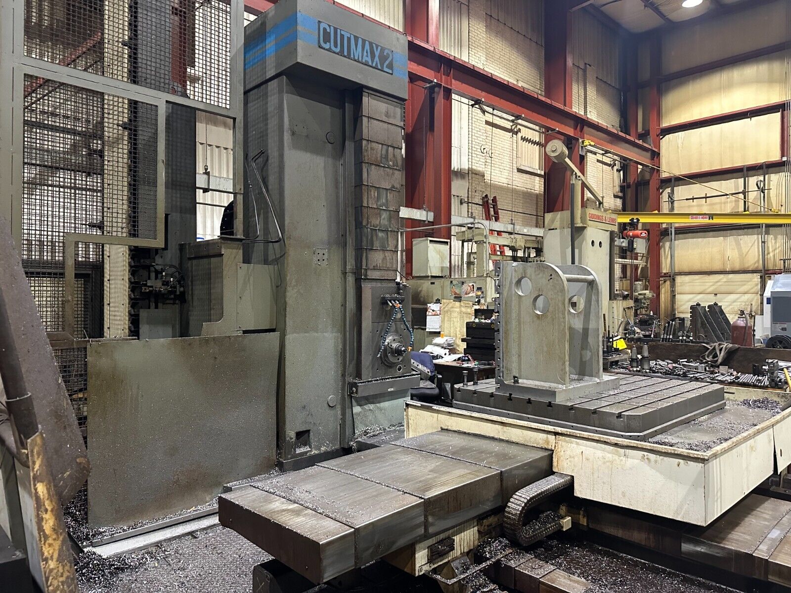 Wotan Cutmax 2 CNC Horizontal Boring Mill with Rotary Table – Year 1994 ...