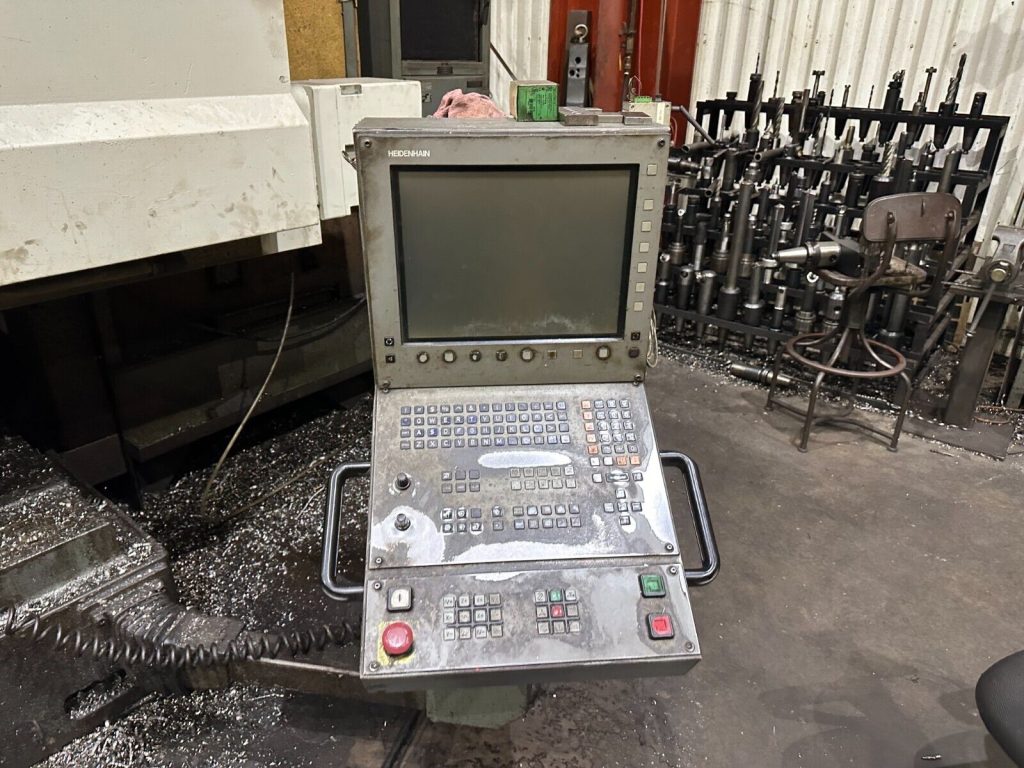 Wotan Cutmax 2 CNC Horizontal Boring Mill with Rotary Table – Year 1994 ...