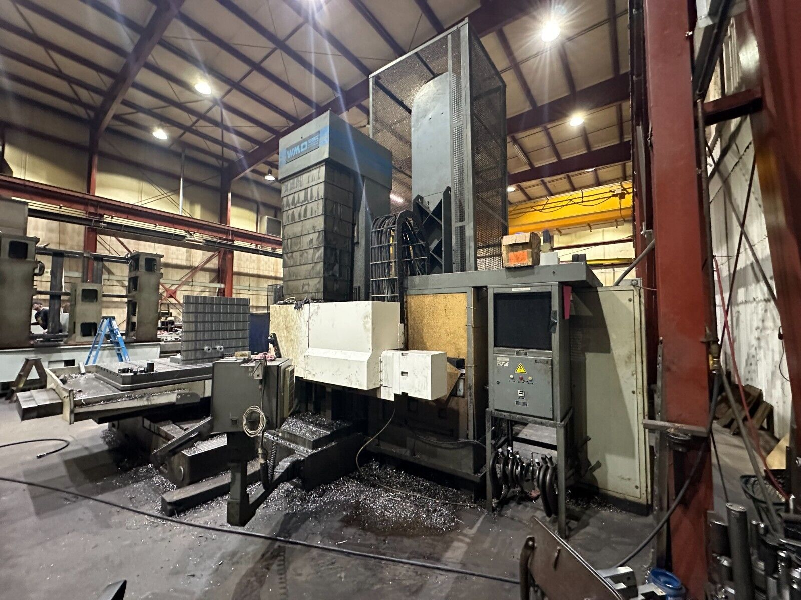 Wotan Cutmax 2 CNC Horizontal Boring Mill with Rotary Table – Year 1994 ...