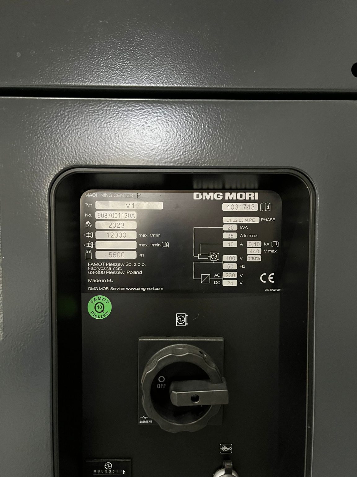 DMG MORI M1 CNC Vertical Machining Center – Year 2023 – Cncbul.co.uk