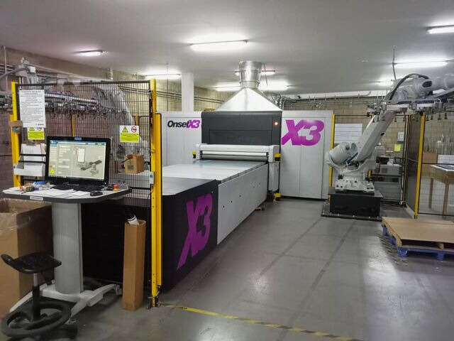 INCA Onset X3 UV Digital Print Machine with Dual Robot Automation- Year ...