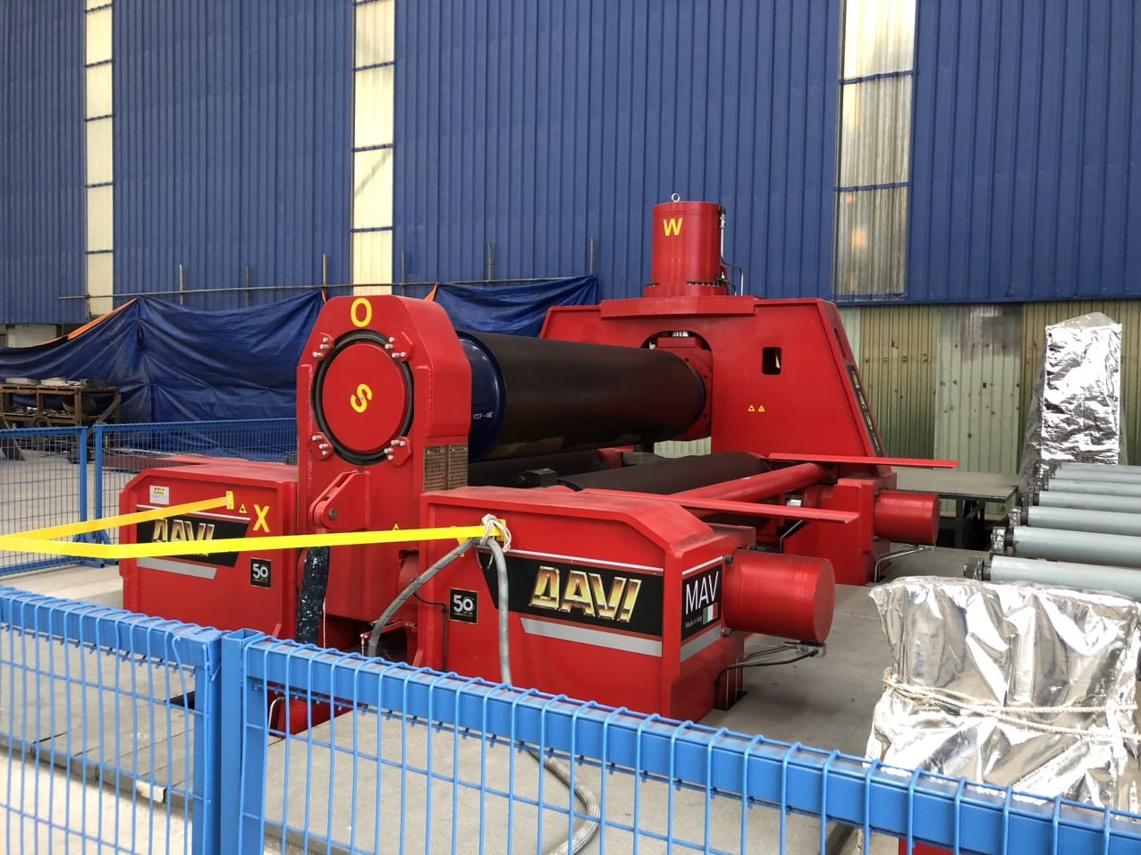 DAVI MAV 3085 3 Roll Variable Axis Plate Rolling Machine – Year 2020 ...