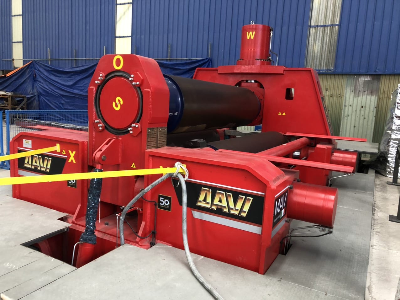 DAVI MAV 3085 3 Roll Variable Axis Plate Rolling Machine – Year 2020 ...
