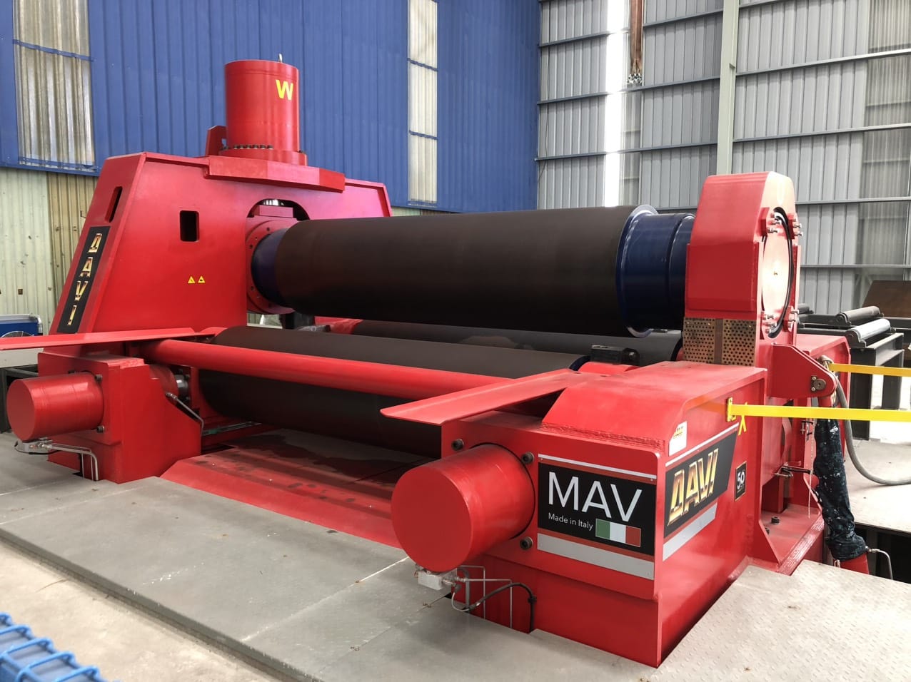 DAVI MAV 3085 3 Roll Variable Axis Plate Rolling Machine – Year 2020 ...