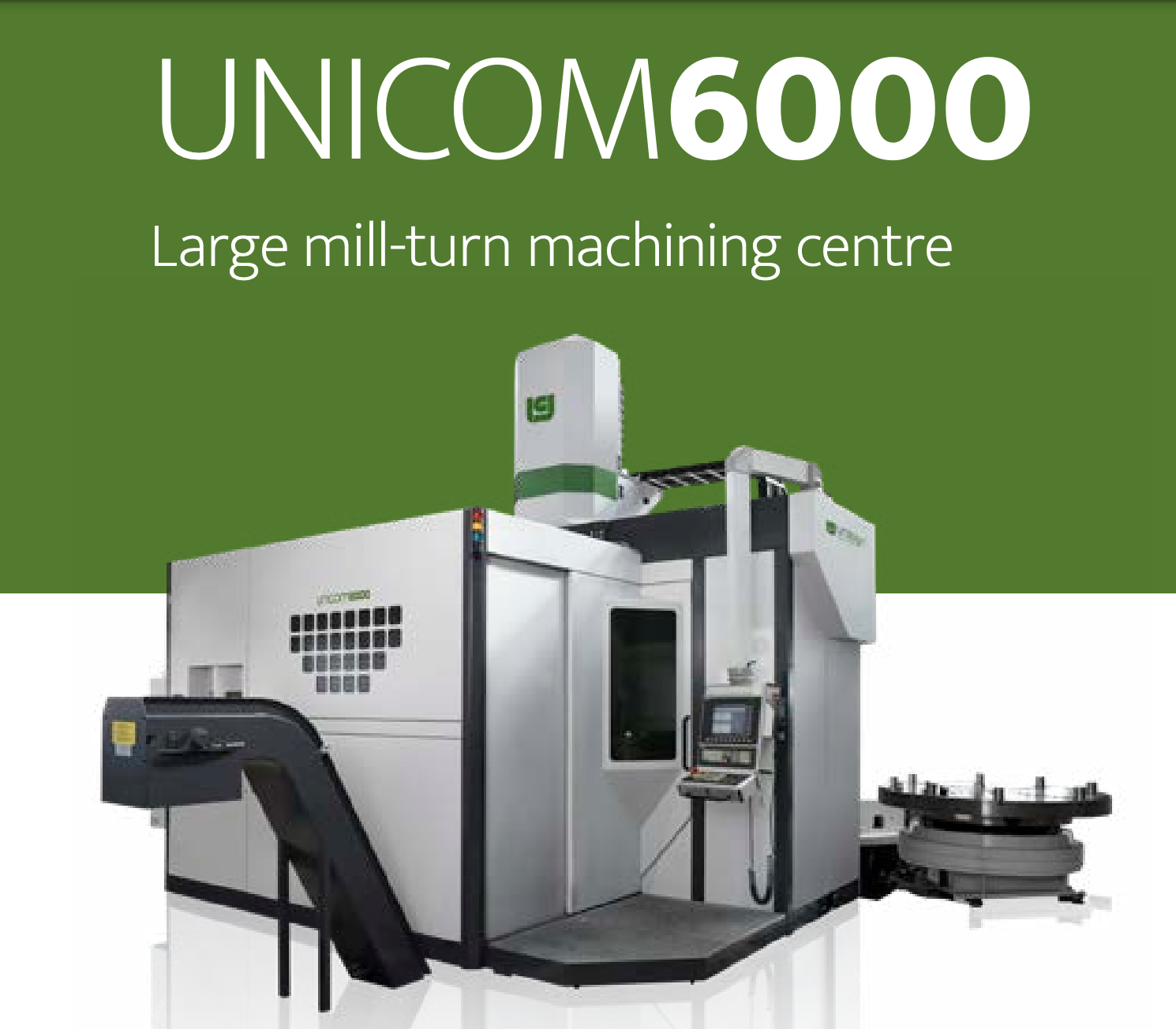 UNISIGN UNICOM 6000 CNC Vertical Turning & Milling Center with ...