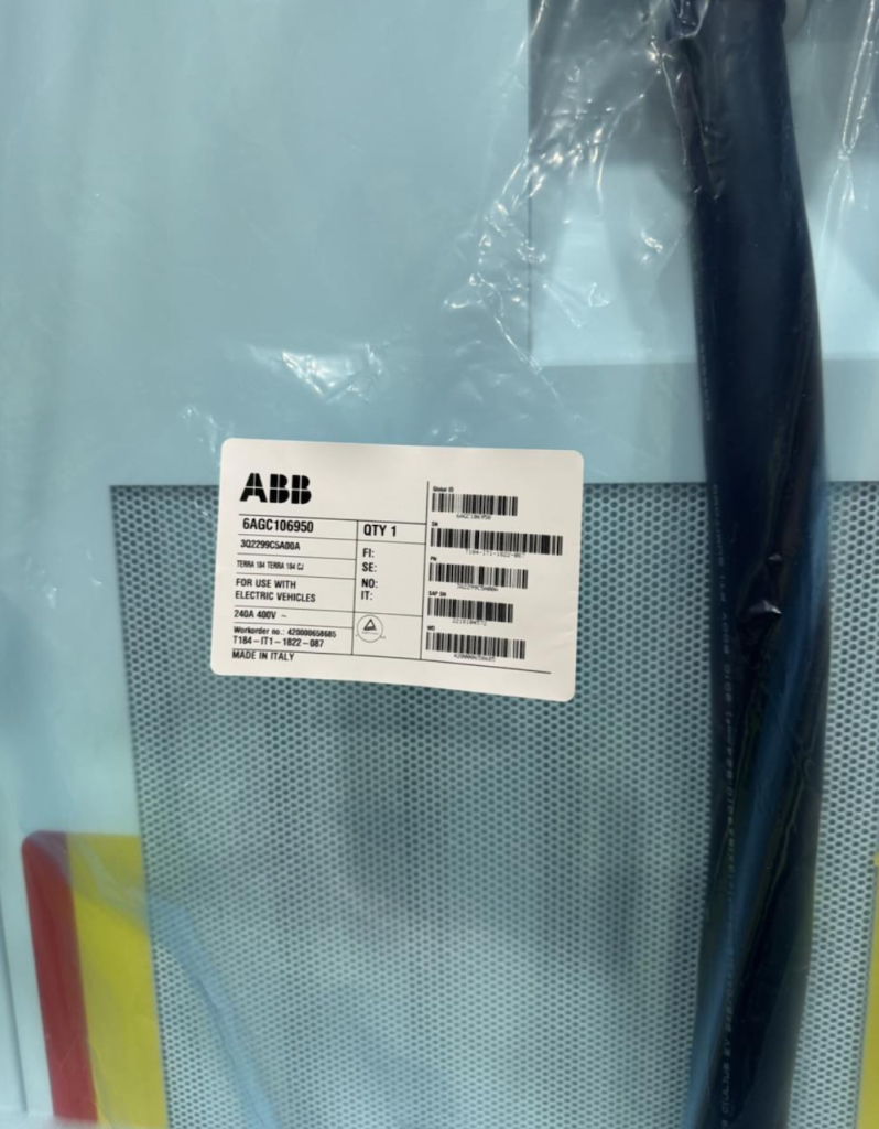 ABB Electric Car Charger Electric Vehicle Infrastructure Terra 184 UL ...