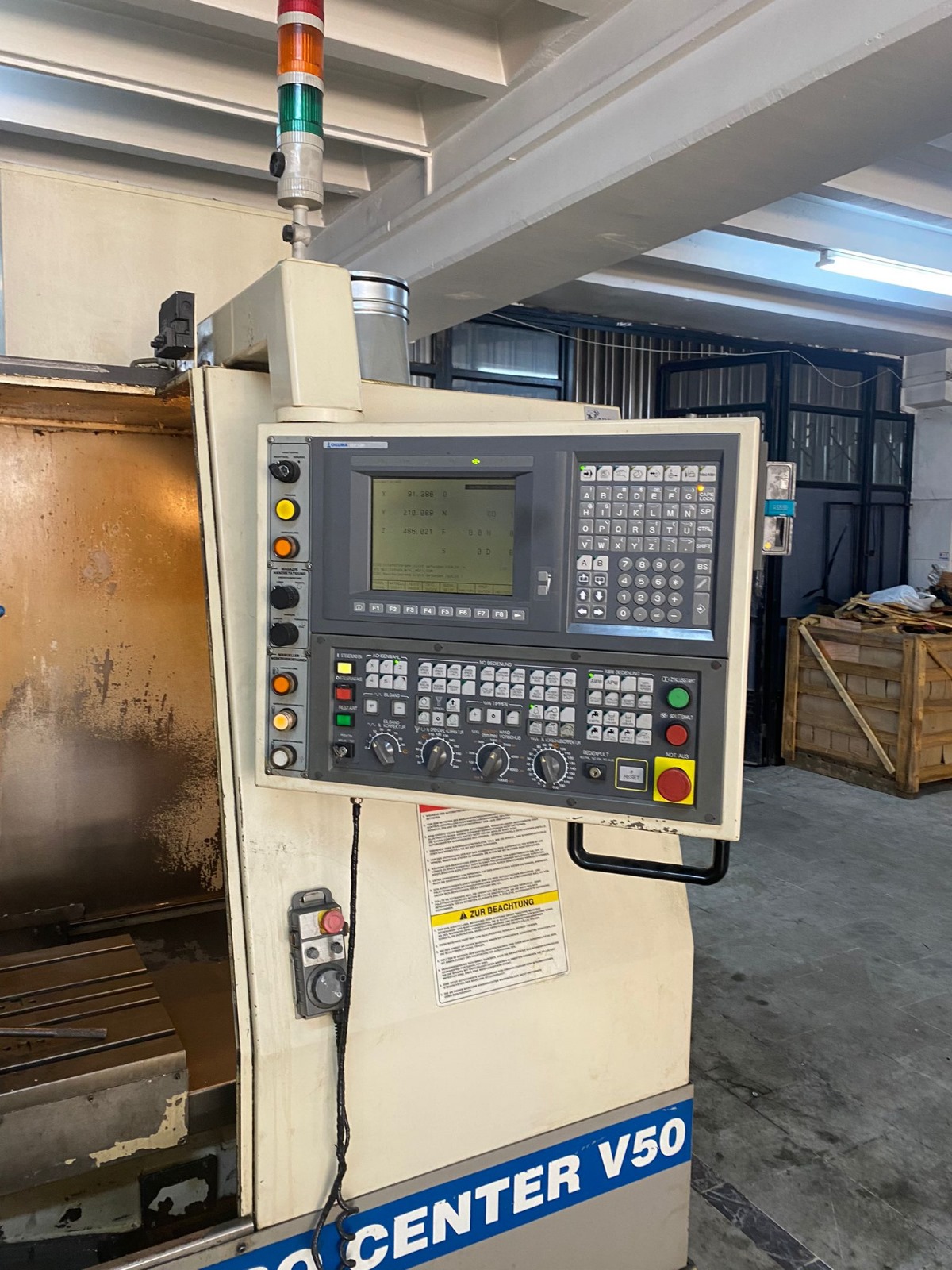 Okuma Euro Center V50 CNC Vertical Machining Center – Cncbul.co.uk