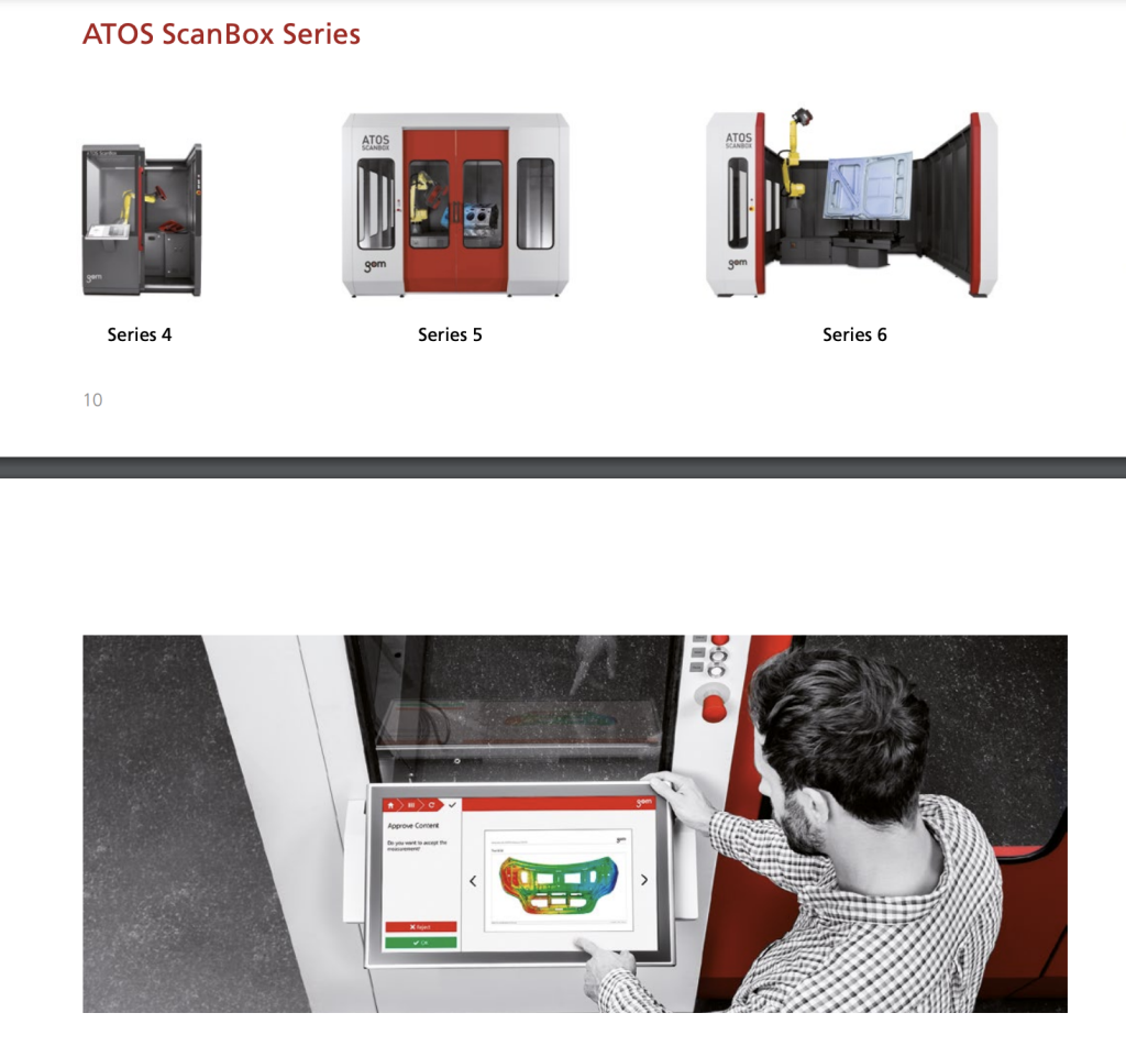 GOM ATOS ScanBox 5108 Optical 3D Coordinate Measuring Machine – Year ...
