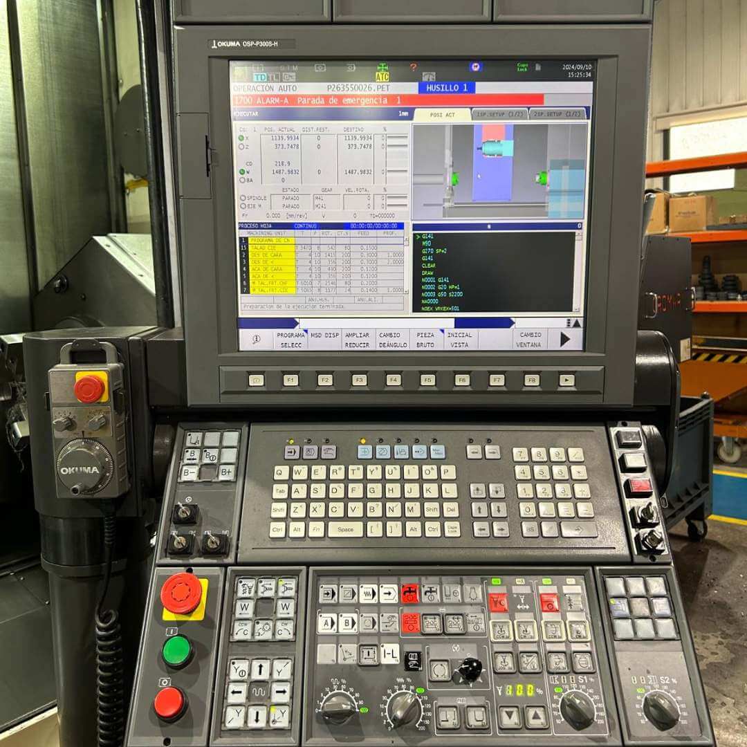 OKUMA Multus U3000 1SW-1500 CNC MultiTasking Turn-Mill Center – Year 2014 – Cncbul.co.uk